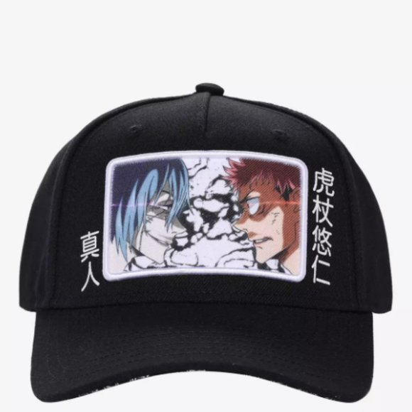 Hot Topic | Accessories | Jujutsu Kaisen Yuji Vs Mahito Patch Snapback ...